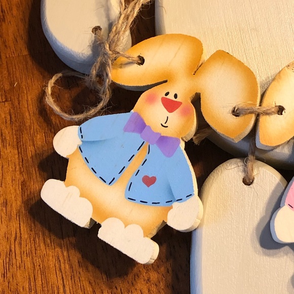 Wall Decor | Wooden Rabbit Wall Hanging | Poshmark